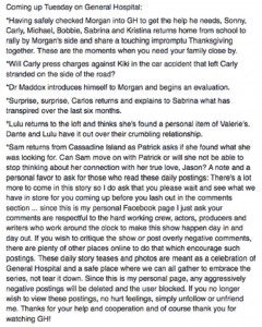 'General Hospital' News: Producer Nathan Varni Addresses 'GH' Fans ...