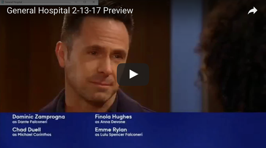 WATCH: 'General Hospital' Preview Video Monday, February 13 - Soap ...