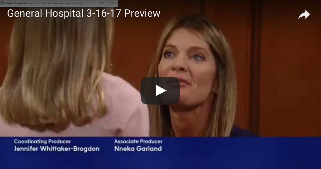 WATCH: General Hospital Preview Video Thursday, March 16 - Soap Opera Spy