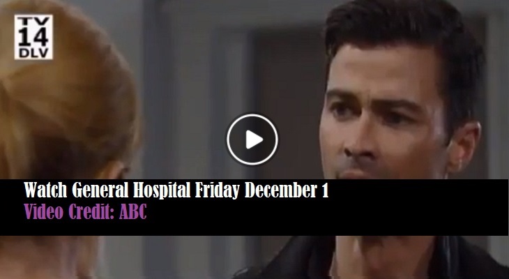 WATCH: General Hospital (GH) Preview Friday December 1 Andre Reveals ...