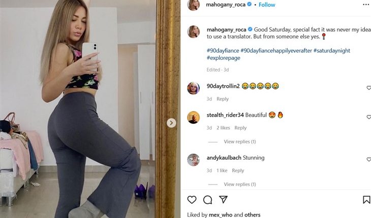 ‘90 Day Fiancé’ - Mahogany Roca - Soap Opera Spy