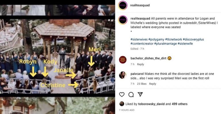 Sister Wives: Logan Marries Michelle Petty - Kody & Wives Attend - Soap ...