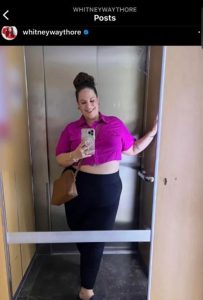 MBFFL Star Whitney Way Thore Reveals Slim Figure In Crop Top - Soap ...