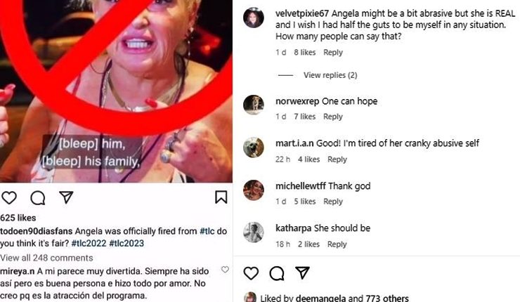 90 Day Fiance Star Angela Deem Denies She Has Been Fired By TLC - Soap ...