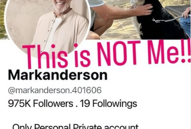 Golden Bachelorette Star Mark Anderson Finds Fake Account - Instagram ...