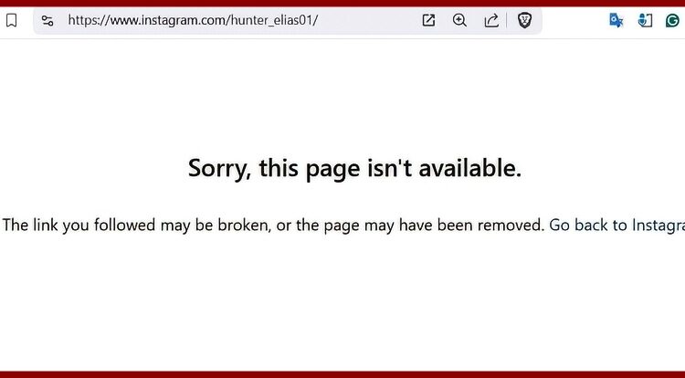 Hunter's Instagram March 2 - Soap Opera Spy