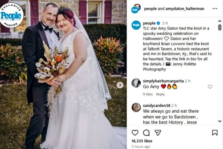 Amy Slaton Marries Brian Lovvorn In Spooky Halloween Wedding - Soap ...